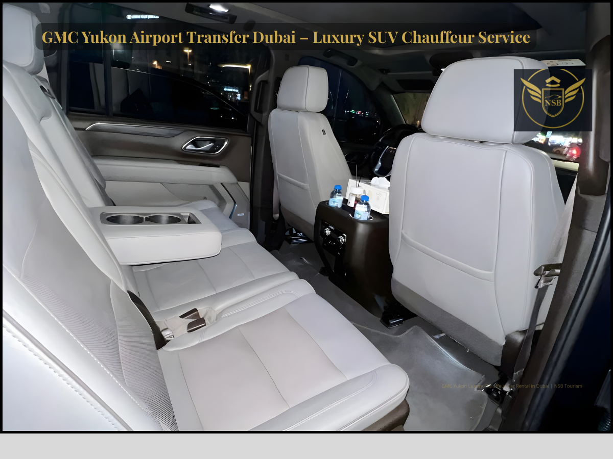 GMC Yukon Airport Transfer Dubai Luxury SUV Chauffeur Service