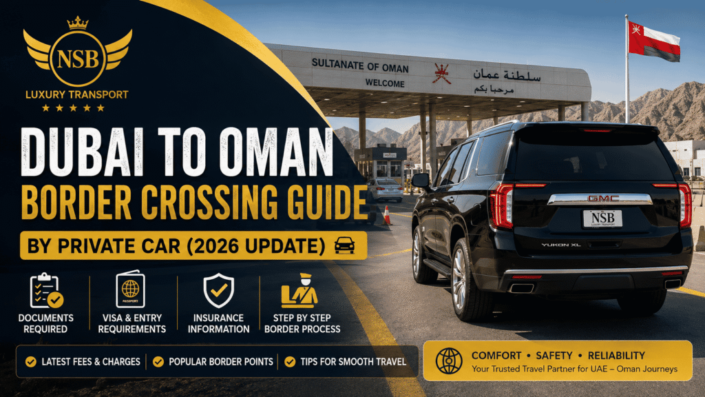 Dubai to Oman Border Crossing Guide 2026 | Documents, Fees